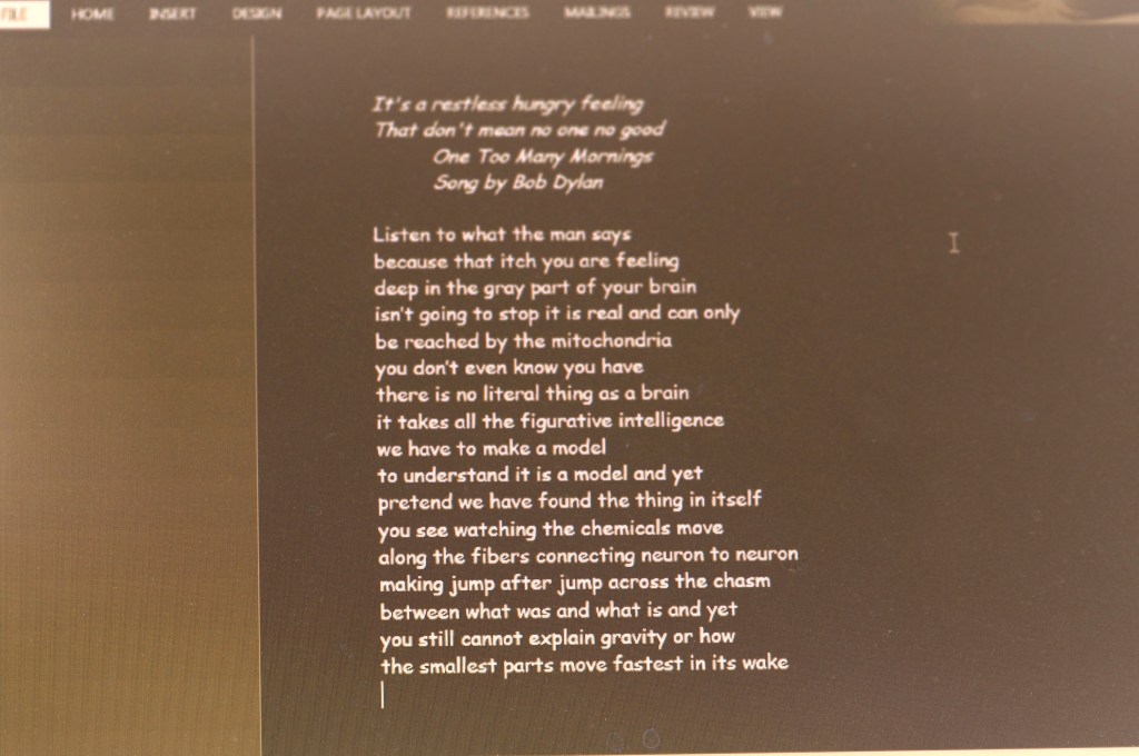 Like an ultrasound, the beginning of a new poem… | Poetry on the run